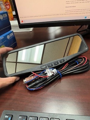 ECCO Monitor 4.3" LCD RV Mirror 12-24 V EC4204-M | eBay