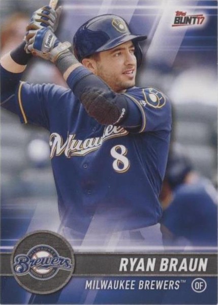 2017 Topps Bunt - #61 Ryan Braun for sale online | eBay