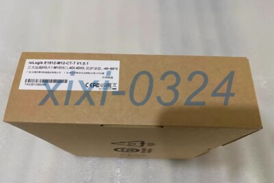 1 NEW MOXA E1512-M12-CT-T Ethernet remote 1/O, 1 M12 network port DHL ...