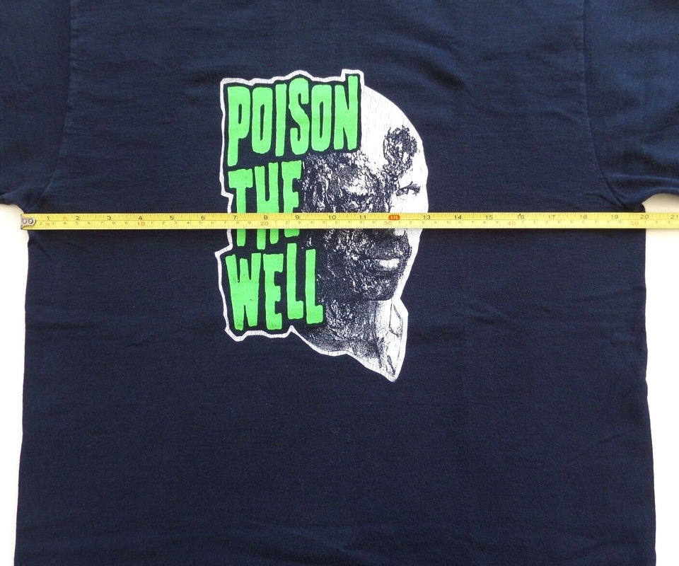 Poison The Well Zombie Dawn of the Dead Horror T Shirt M Metal Hardcore ...