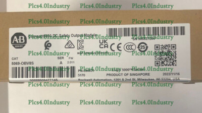 New Sealed AB 5069-OBV8S A Compact I/O 8-Ch Safety Output Module ...