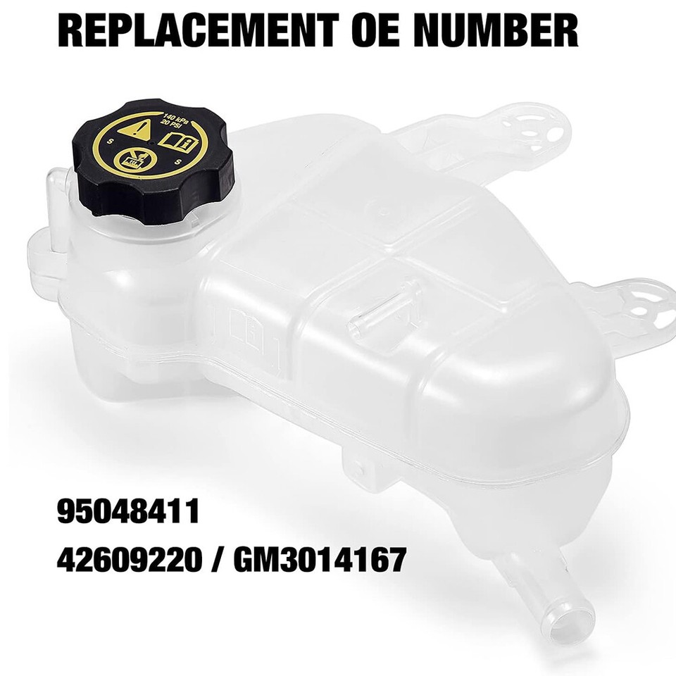 Coolant Reservoir Expansion Tank With Cap For 2012-2020 Chevrolet Sonic ...