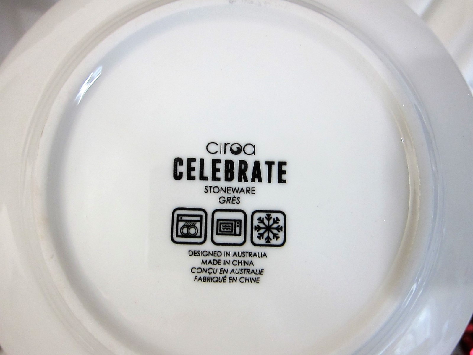 8x Ciroa Celebrate Christmas Tree Appetizer Dessert Plate Santa Gifts ...