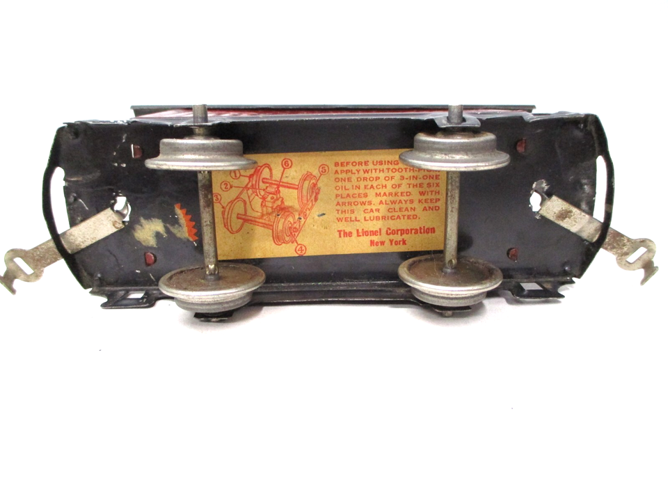 Lionel 801 Caboose Wabash Maroon 4890 Oil Label Prewar O gauge X6603 | eBay