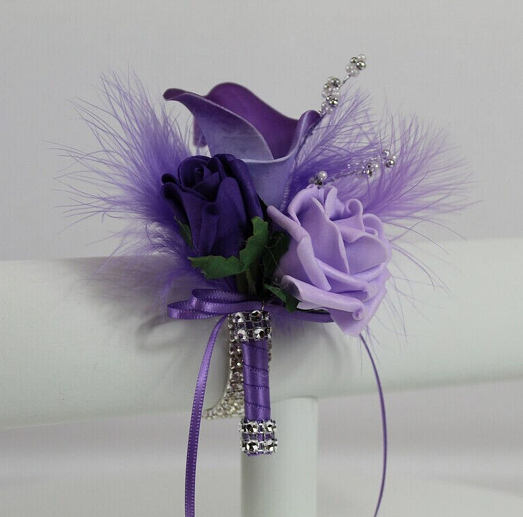 Dark Lilac Turkey Marabou Feathers Feathers 200 pc 2-4" Glue Sew on ...