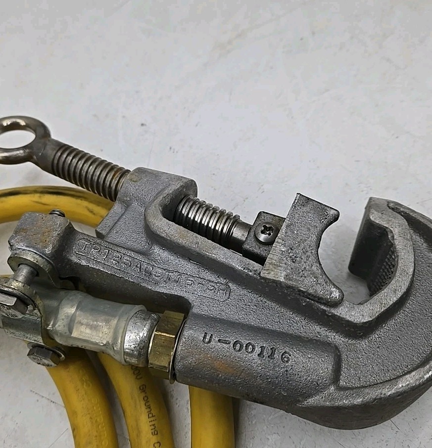 Heavy Duty Lineman Single Grounding Ground Set: (2) C Clamp/10' ft 2/0 ...
