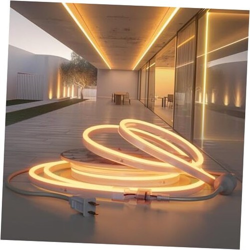 110v LED Rope Light,Dimmable 16.4ft LED Neon,Commercial Neon Strip ...