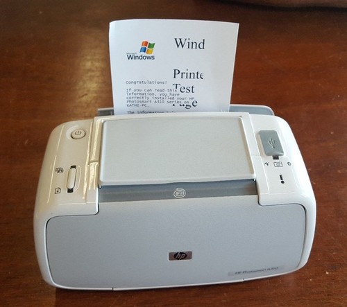 HP PHOTOSMART A310 PRINTER (UNIT ONLY NO ACCESSORY) tested | eBay