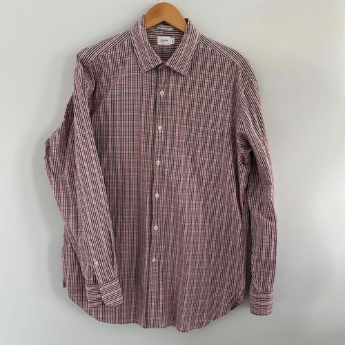 J.Crew 80’s 2 ply‎ 100% cotton button down plaid long sleeve shirt | eBay