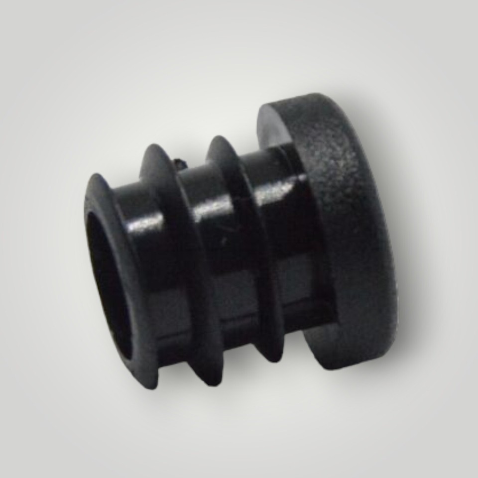 16mm Round End Caps Plastic Blanking Plugs Bungs Pipe Tube Inserts ...