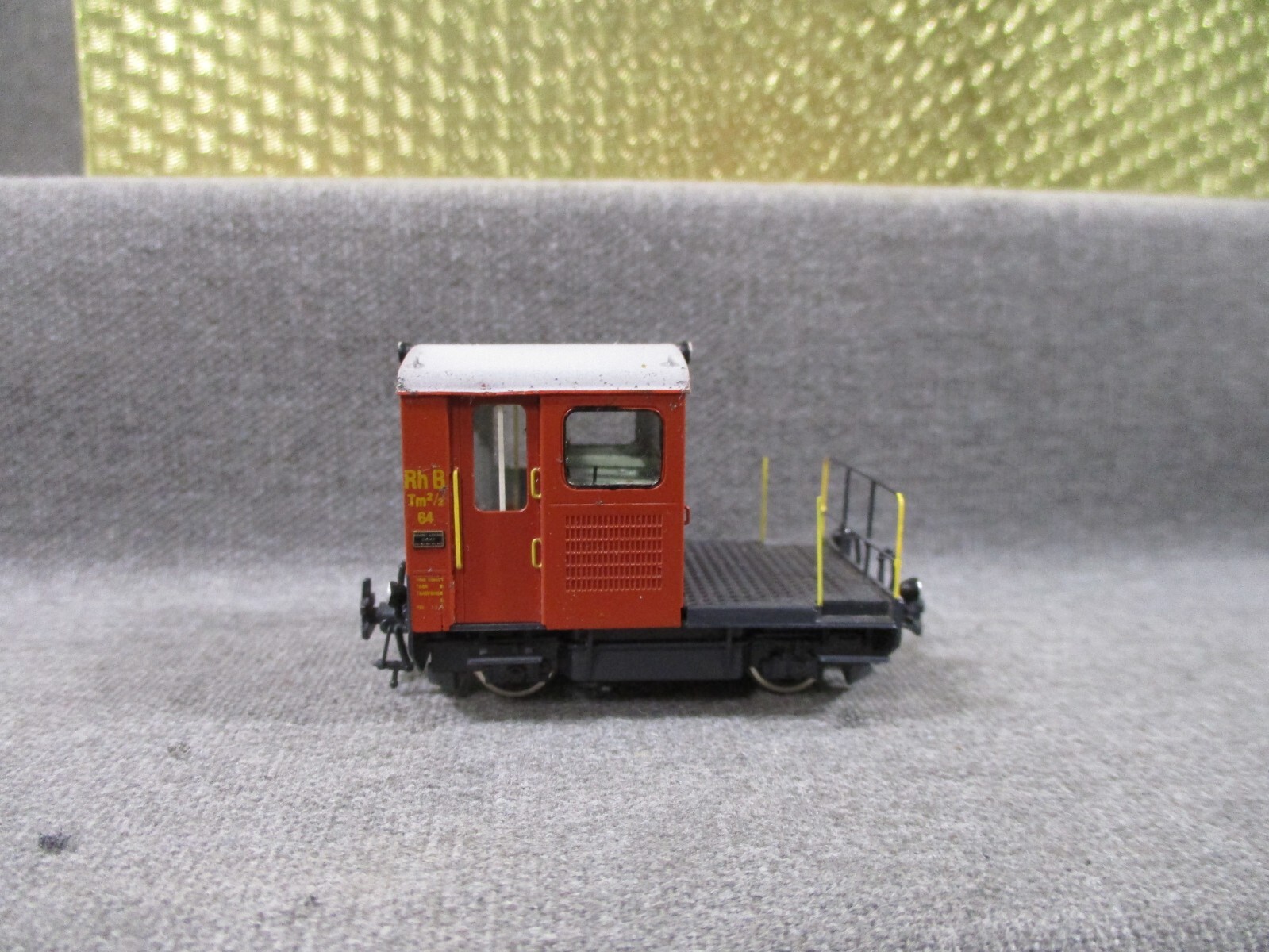 Ferro-Suisse H0m Traktor Tm 2/2 Fertigmodell Analog der RhB in OVP FS61 ...