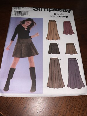 Simplicity pattern 5351 misses skirts 6 styles sizes 12-20 uncut | eBay