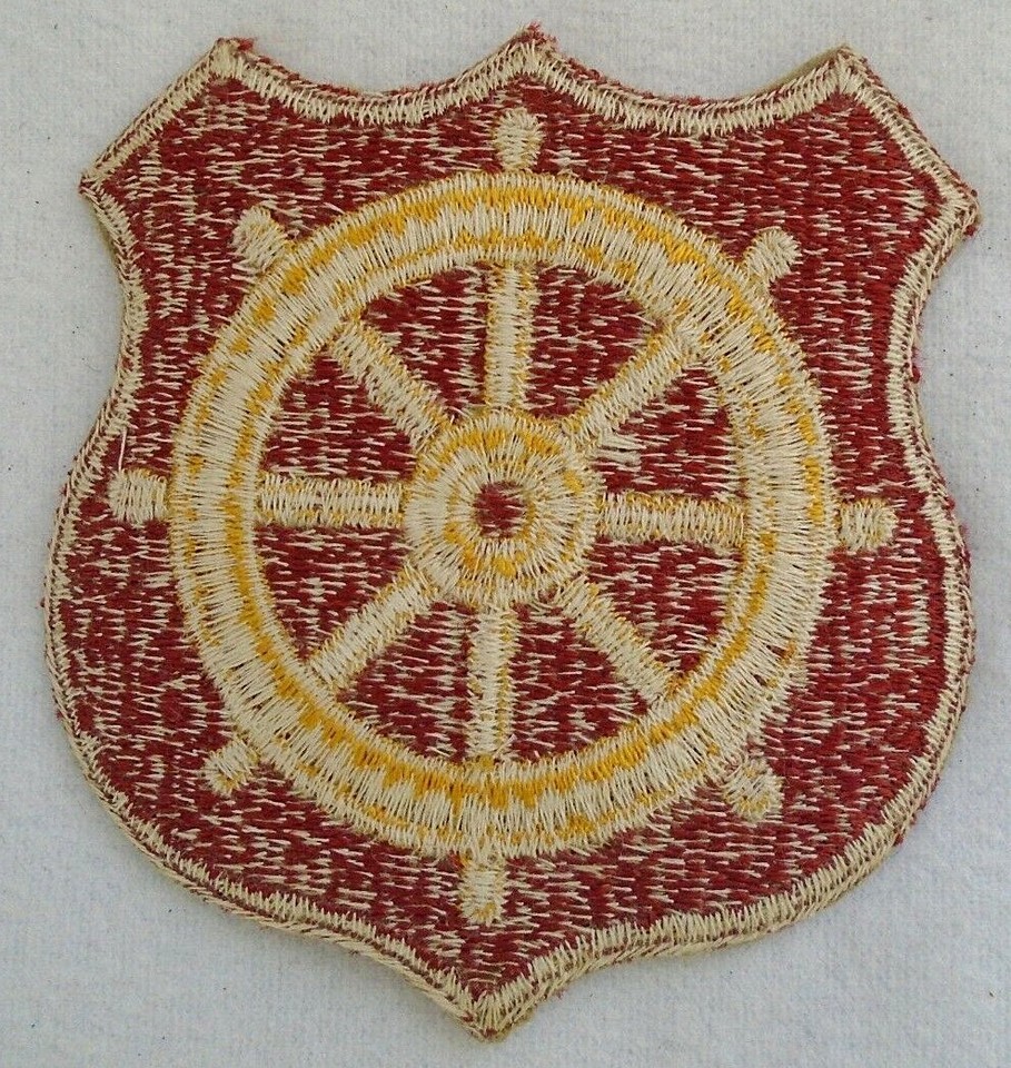 Vintage U.S. Military Ports of Embarkation Ship's Wheel Embroidered ...