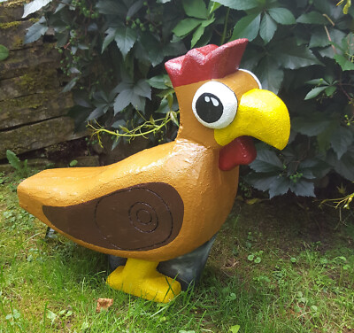 3D Tier sitzendes buntes Huhn Blasrohr Bogenschießen Ethafoam 700 und ...