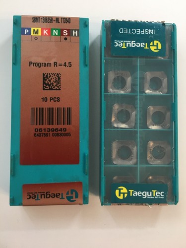 SBMT 130625R-ML TT3540 TAEGUTEC MILLING CARBIDE INSERTS 10pcs VAT ...