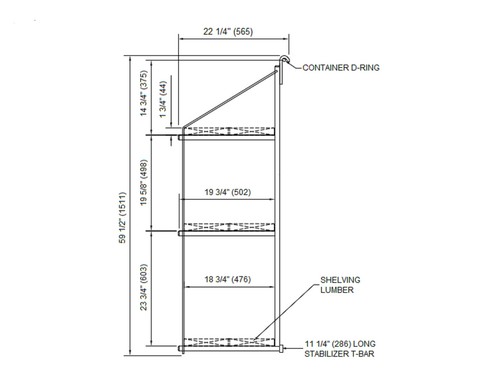 Shipping Container Shelving / Conex Shelf Bracket (Pack of 2) | eBay