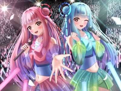 Anime neutrino software kotonoha twins akane aoi Playmat Gaming Mat ...