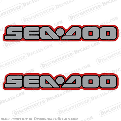 Fits Sea-Doo Decal - Set of 2 - Hood Decal 10" Long 219903016 | eBay