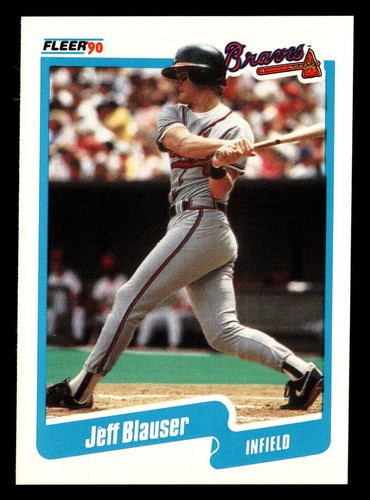 Jeff Blauser 1990 Fleer #576b Atlanta Braves BUY3GET1FREE | eBay