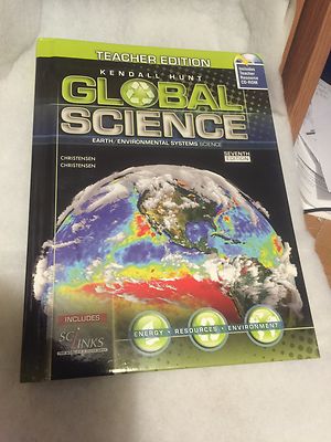 2009 Global Science Teacher Edition ISBN# 978-0-7575-4527-6 Hardcover ...