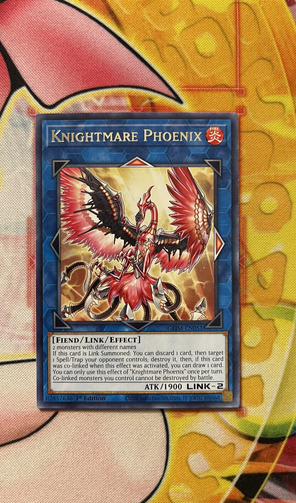 ( KNIGHTMARE PHOENIX ) - Rare - GEIM-EN051 - 1st NM - Yu-Gi-Oh ...