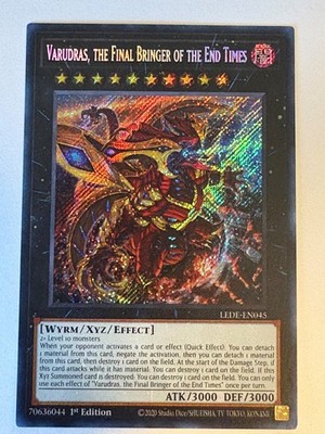 YUGIOH- Varudras, the Final Bringer of the End Times - LEDE-EN045 ...