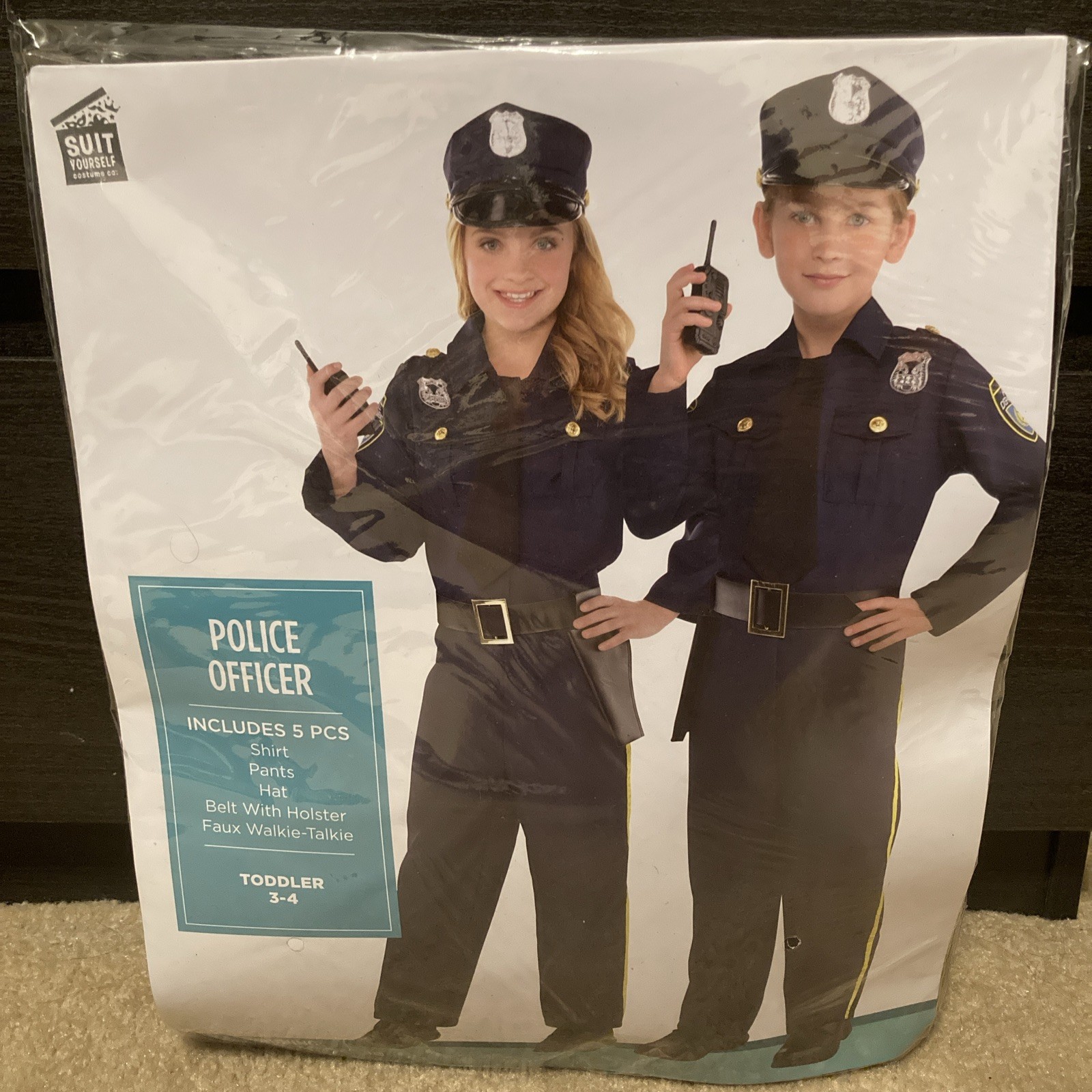 Police Officer Uniform Costume Halloween Cosplay Todd… - Gem