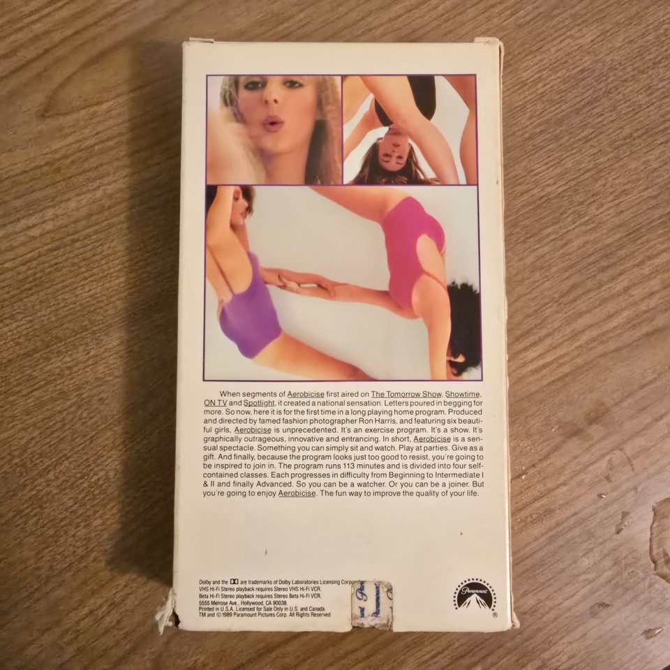 RARE 1981 AEROBICISE: The Beautiful Workout VHS – Paramount / Ron ...