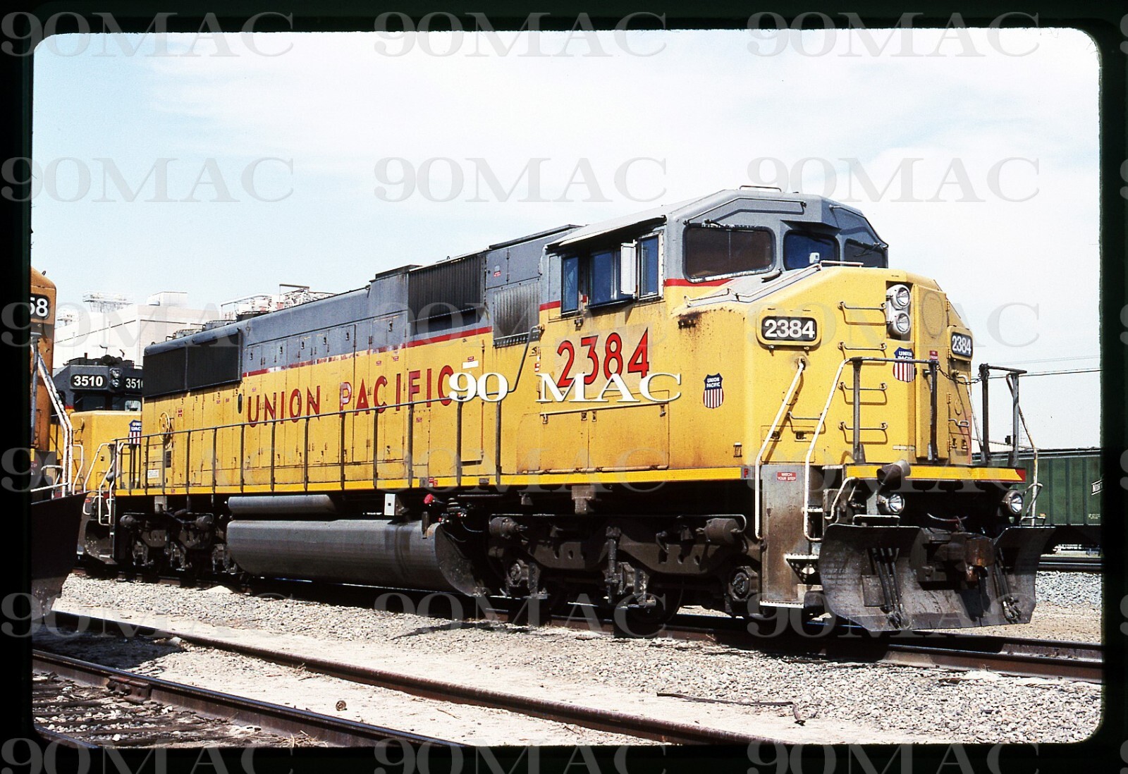 UPRR-UNION PACIFIC. EMD SD60M #2384. Colton (CA). Original Slide 2007 ...