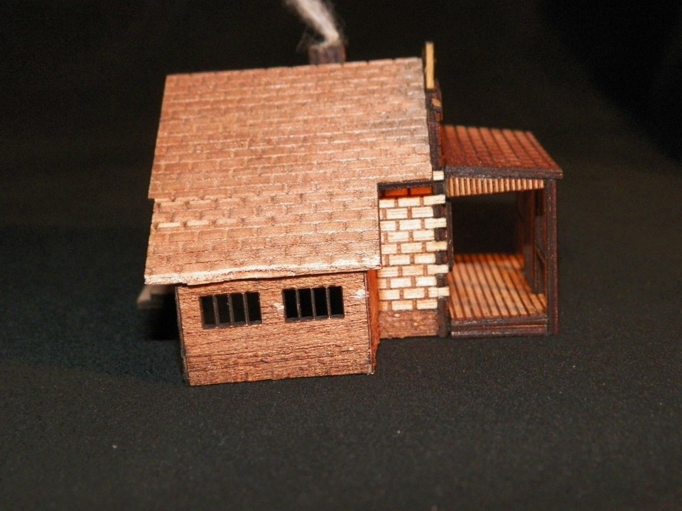 HO Scale Old West Sheriffs Office/Jail Kit | eBay