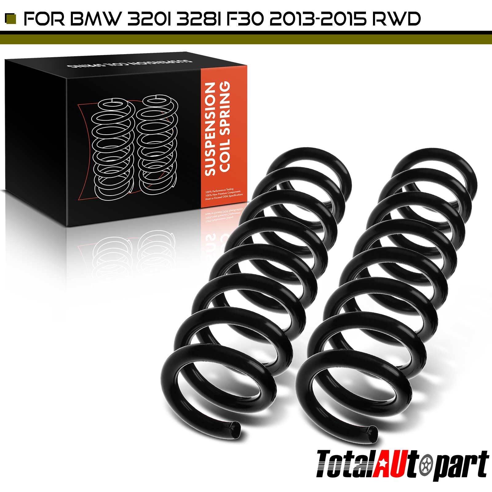 2x Coil Springs for BMW F30 320i 2013-2015 328i 2012-2015 RWD Sedan ...