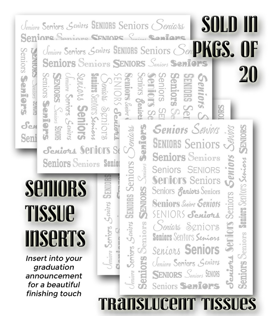 Graduation Announcement Tissue Inserts Graduate Announcement Cards