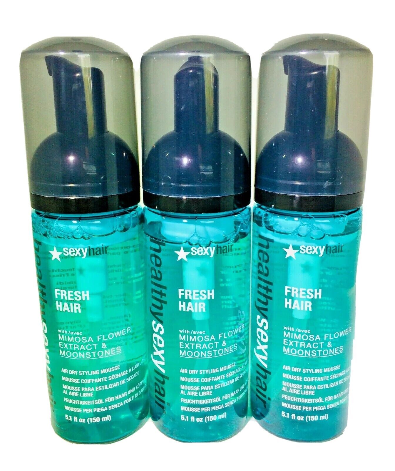 Healthy Sexy Hair Fresh Hair Air Dry Styling Mousse 5.1 oz ~ 3 PACK | eBay