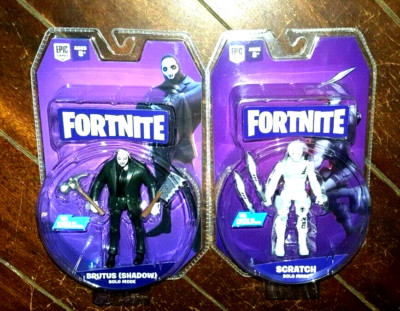 Fortnite 4" SCRATCH & BRUTUS (SHADOW) Solo Mode Action Figures! (2020/ ...