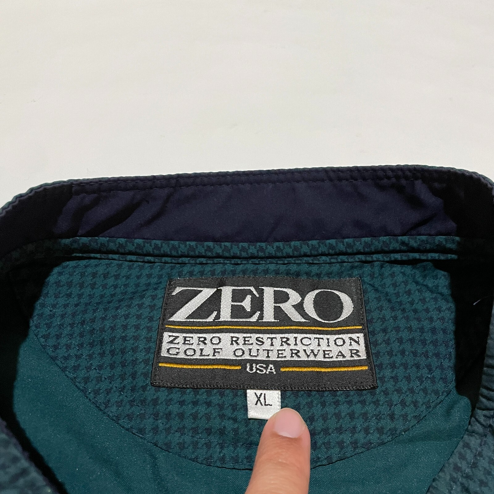 Zero Restriction Long Sleeve Pullover Golf Adult Size XL Embroidered Logo Mens | eBay