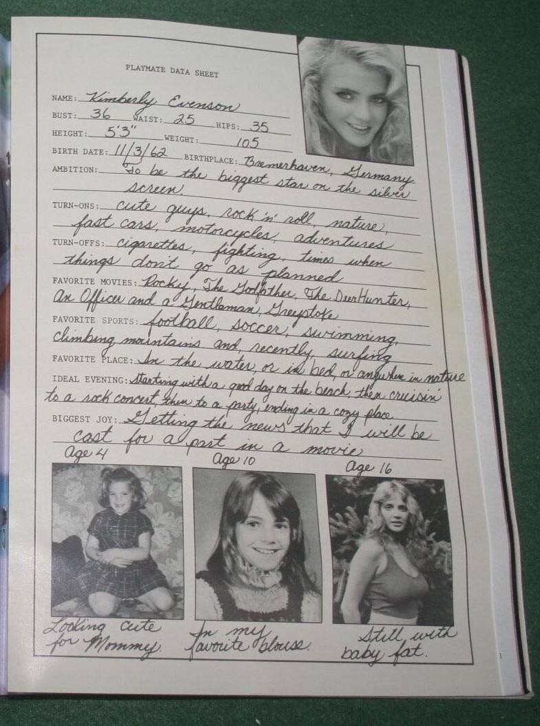 Playboy Sept 1984 POM Kimberly Evenson Girls Big 10 Shirley MacLaine ...