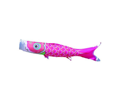 Koi Nobori Windsock 79" 2m YU-zen pink NYLON Carp Fish Kite Flag Made ...