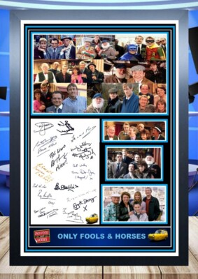 354) only fools & horses signed a4 photograph framed unframed reprint ...