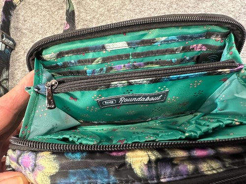 Lug Roundabout Convertible Wallet Crossbody in Bloom Black-NWOT | eBay