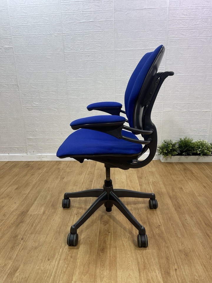 Humanscale Freedom Office Chair In Blue Fabric - RRP£1100+ - UK ...