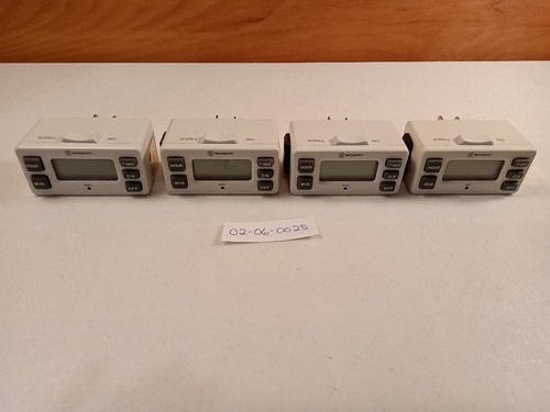 Westinghouse TimerMax Digislim Set Of 4 #TM213 Indoor Daily Digital ...