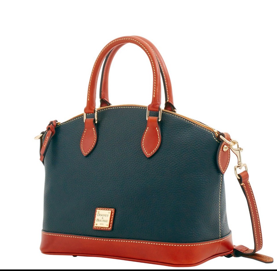 NWT Dooney & Bourke Pebble Grain Leather Darcy Satchel Medium R2039 in ...