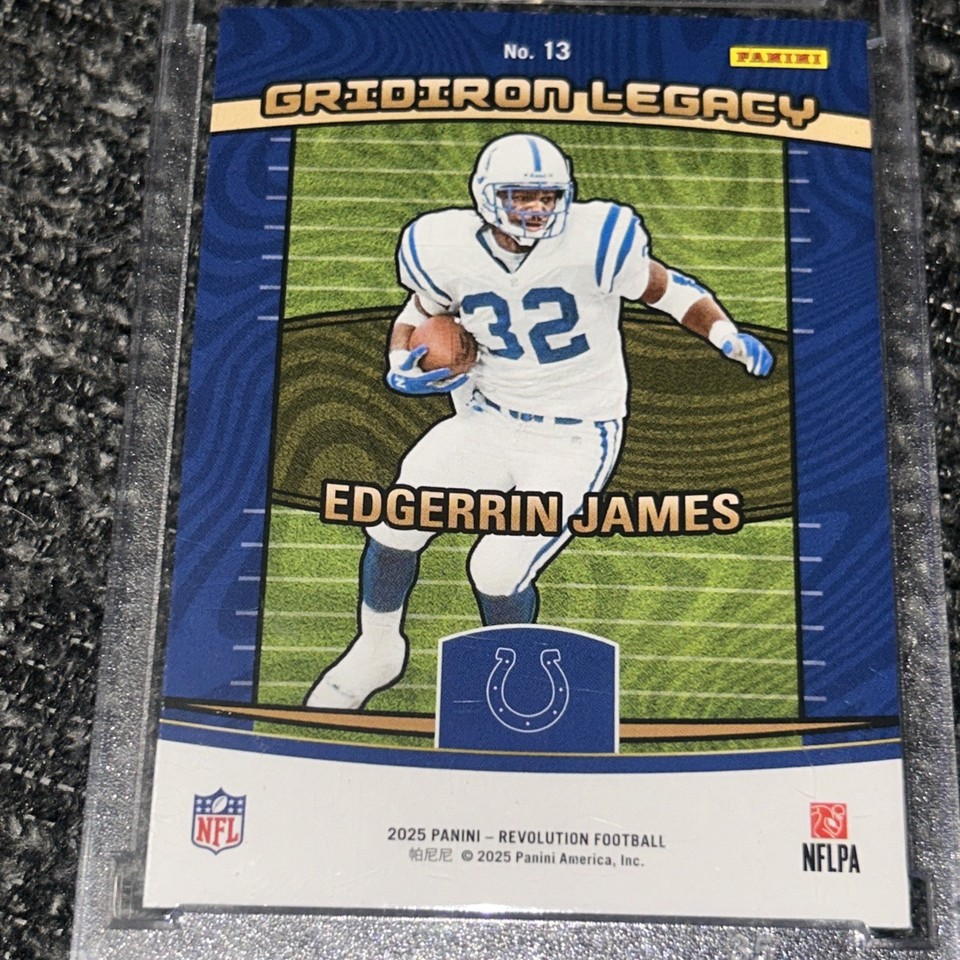 2025 Panini-Revolution EDGERRIN JAMES Gridiron Legacy Football Card No ...