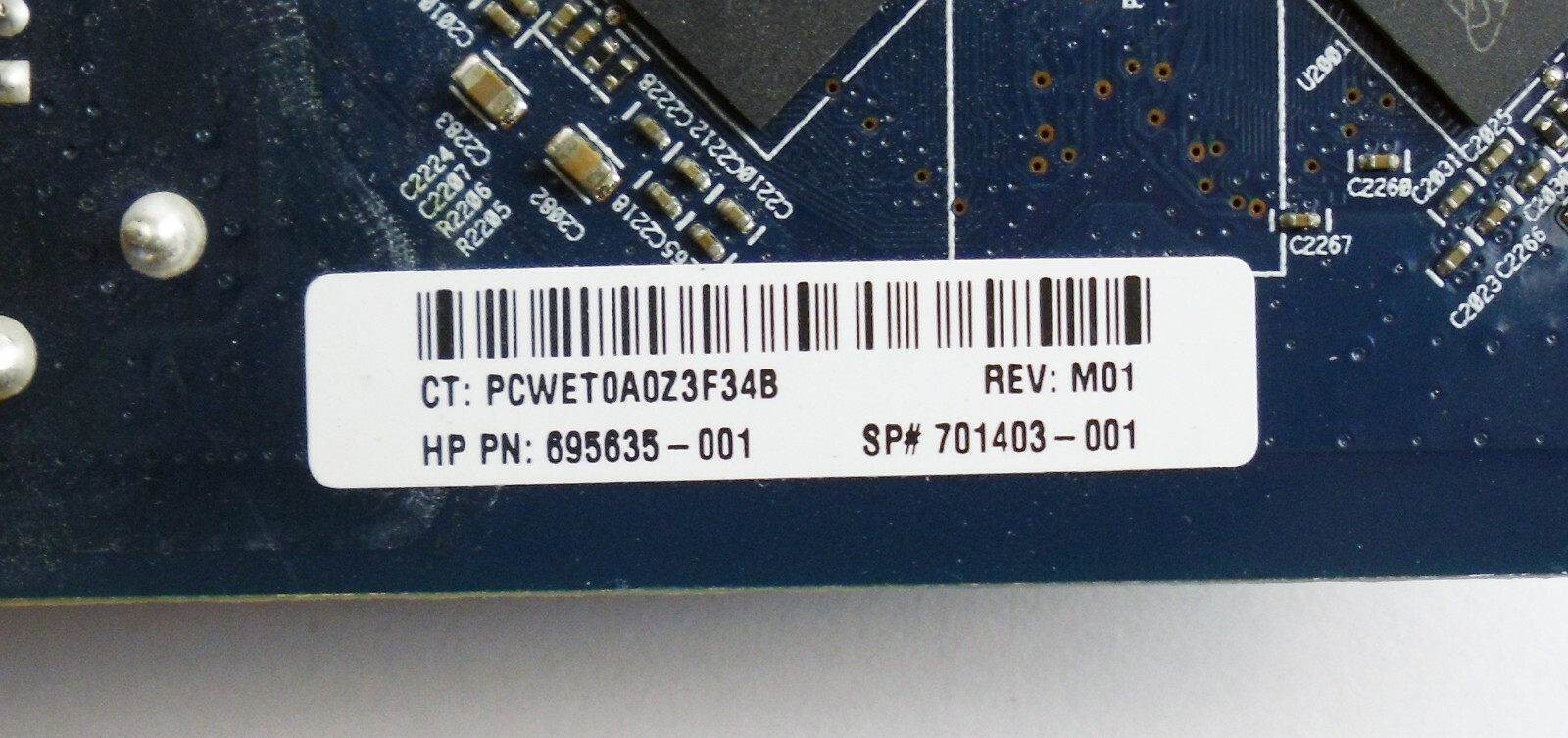 HP Pegatron 695635-001 HDMI DVI Display Port PCI-E Graphics Card Unit ...