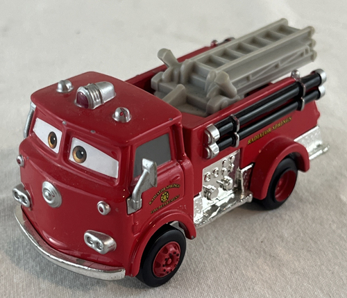 Disney Pixar Cars V2846 Diecast Metal Radiator Springs Red Fire Engine ...
