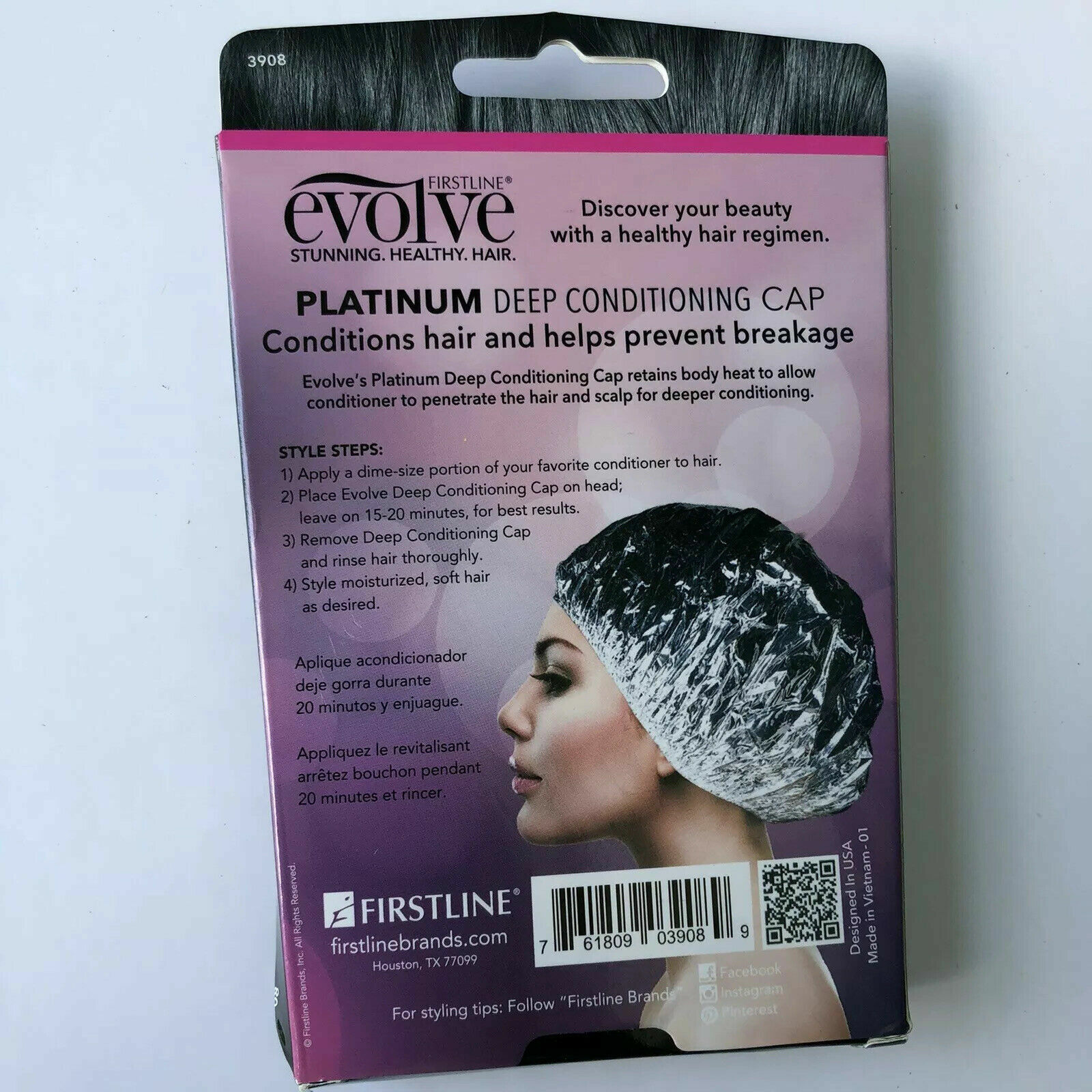 5 Firstline Evolve Essentials Platinum Deep Conditioning Cap for sale ...