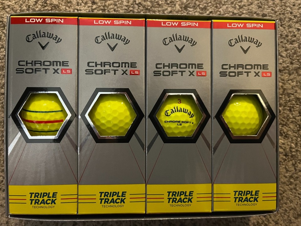 NEW Callaway Chrome Soft X LS Yellow Golf Balls 2021 FIRST GEN!! 5 ...