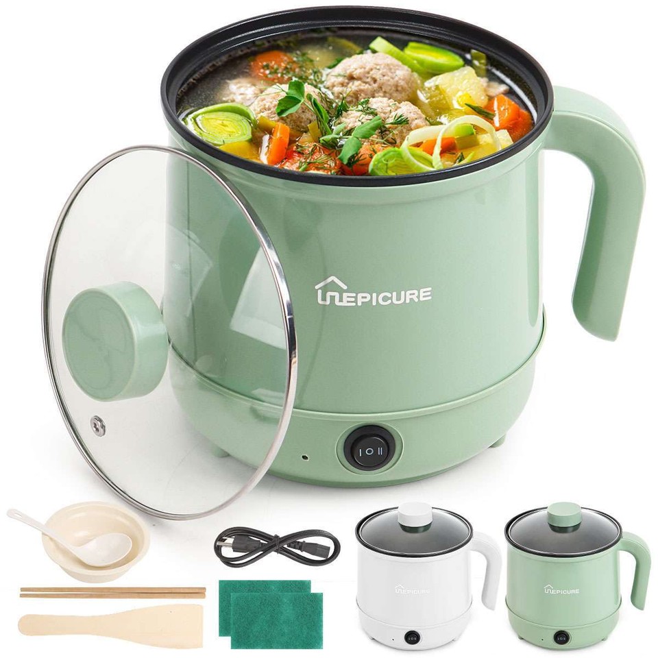 Multi-Function Electric Cooker Mini Speed Food Pot Non-Stick Pot ...