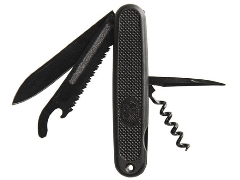 German Old Style Black Field Utility Knife - Sturm Multi Tool Scout ...
