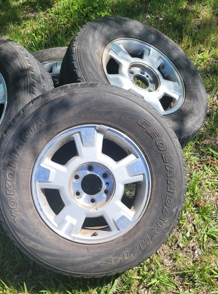 4 Chevy Rims 17'' Aluminum 5 Spoke Rims | eBay